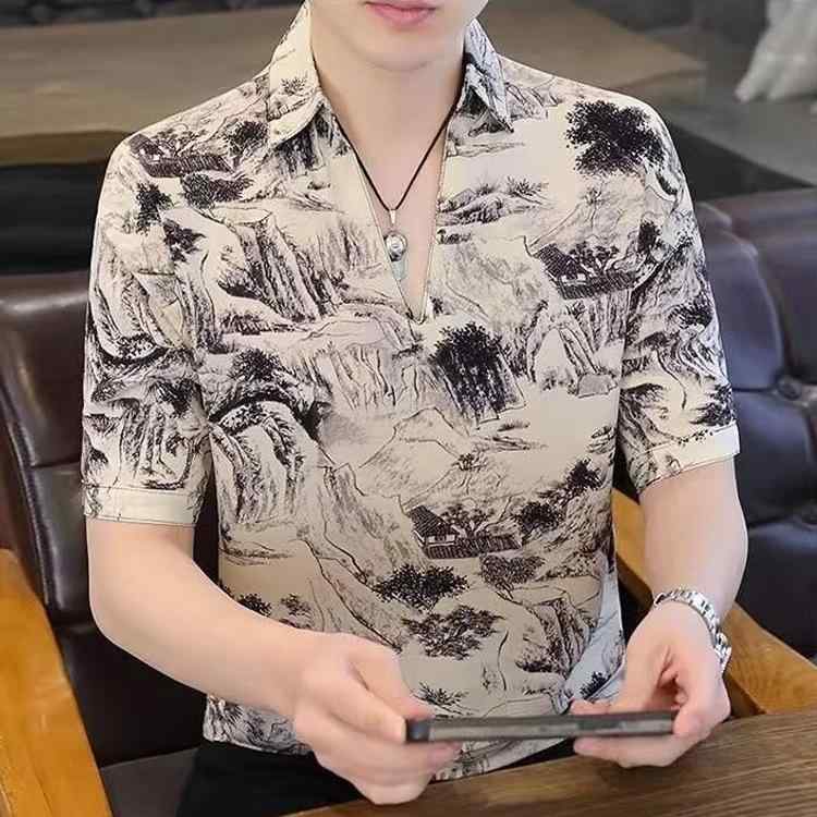 ・カテゴリ: POLOシャツ・スタイル: 基礎・袖丈: 短袖・版型: 修身・柄: その他・特殊加工: 印花・厚み: 薄手・主な素材: ポリエステル91-95%・素材特性: 透気性・洗濯方法: 機械洗い・シーン: 休闲・詳細: 不対称・カラー...