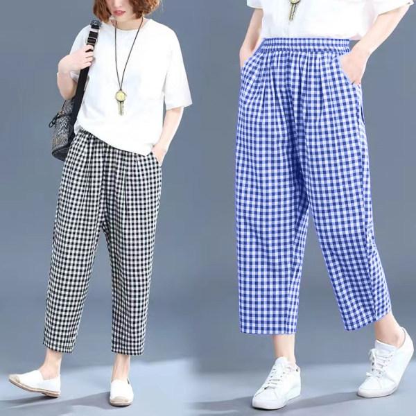 ・主な素材: ポリエステル（ポリエステル）・伸縮素材: スプーン・パンツ形状: ワイドレッグパンツ・パンツ丈: 9分丈・流行要素: ポケット・カラー展開: ブルー、ブラック・サイズ展開: S、M、L、XL、2XL、3XL、4XL、5XL・ス...