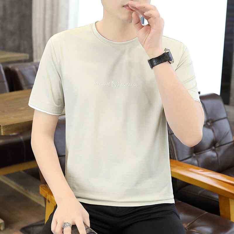 ・カテゴリ: Tシャツ・スタイル: 韓版・主な素材: ポリエステル繊維（ナイロン）81-90%・柄: 文字・版型: ストレート・ネックライン: クルーネック・袖丈: 短袖・厚み: 普通・袖型: 標準・カラー展開: ホワイト、杏色、ライトブル...