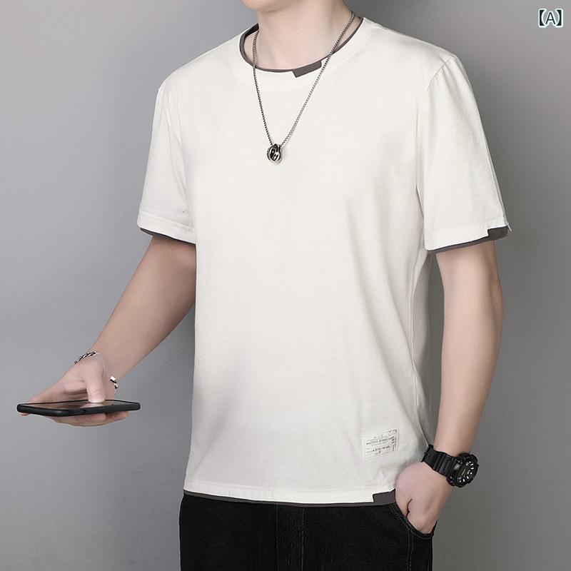・カテゴリ: 短袖Tシャツ・スタイル: カジュアル・主な素材: 綿100%・ネックライン: 丸首・袖丈: 短袖・袖型: 標準・柄: プリント・カラー展開: 白色、黒色、灰色、杏色、黄色、牛仔藍、雾霾藍、卡其・サイズ展開: M、L、XL、2X...