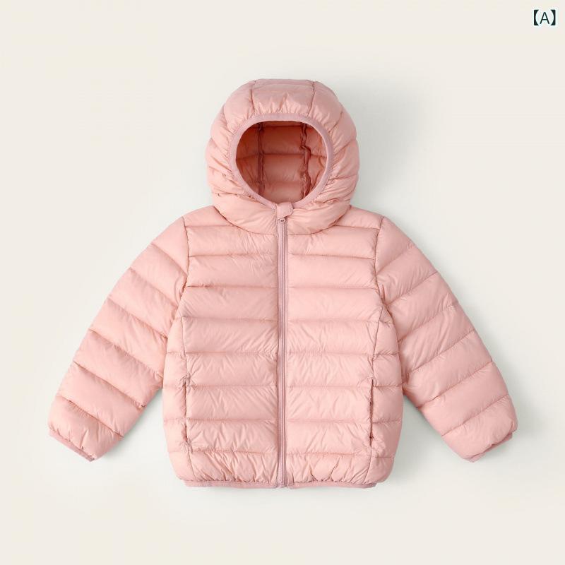 ・カテゴリ: 童羽绒服・対象年齢: 中大童(8歳以上、140cm以上)・スタイル: 韓版・柄: 無地・ダウン含有量: 50%~55%・生地加工: 柔軟加工・フード: あり・エレメント: スポーツ、セットアップ、田園・デザイン: バタフライス...