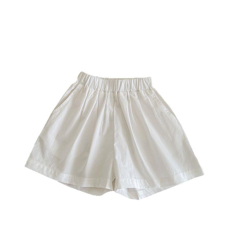 ・カテゴリ: 童用パンツ・スタイル: 休闲・主な素材: 綿100%・パンツ丈: 短パン・対象: 女児・対象年齢: 中小童・柄: 無地・カラー展開: 白色、黒色、カーキ、青、淡ピンク、紫紅・サイズ展開: 90cm、100cm、110cm、12...
