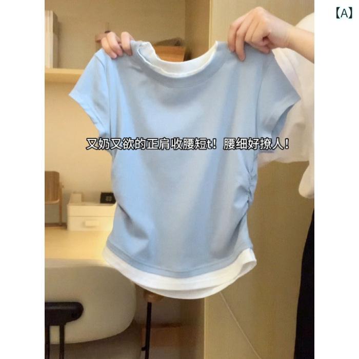 ・カテゴリ: Tシャツ・スタイル: 私服・主な素材: 綿90-95%・柄: ピースカラー・ネックライン: クルーネック・袖丈: 短袖・カラー展開: ブルー、ブラック・サイズ展開: S、M、L、XL