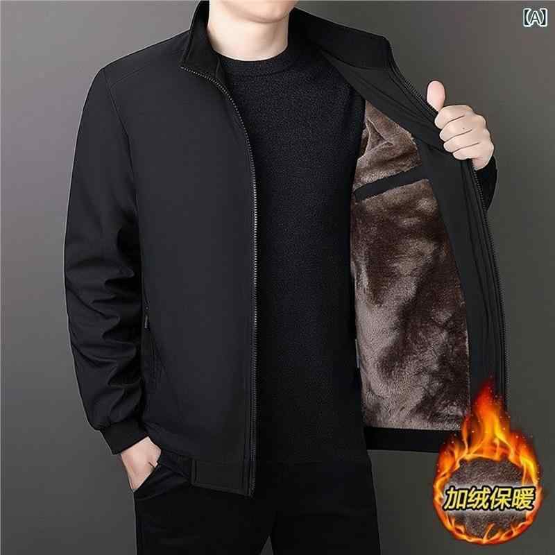 ・カテゴリ: 休闲西服・スタイル: 韩版・領型: 立领・版型: 宽松型・フード: あり・厚み: 加厚・対象年齢: 青少年・対象性別: 男・素材名: 灯芯绒・主素材: 兔毛1%・カラー展開: 黒色、藏藍色・サイズ展開: 165、170、175...
