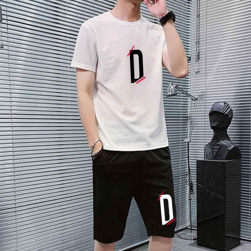 ・スタイル: 韓版・厚み: 薄款・パンツ丈: 短パン・トップスタイル: Tシャツ・袖丈: 短袖・フード: なし・主素材: ポリエステル95%・シーン: カジュアル・カラー展開: ホワイト、イエロー、グレー、ブラック・サイズ展開: M,L,X...