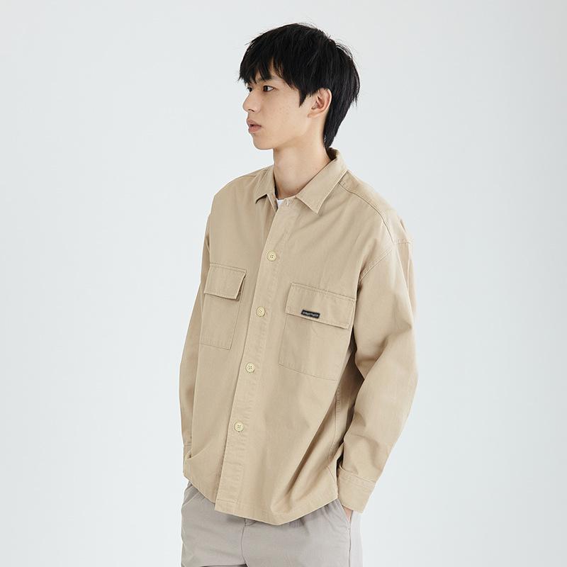 ・カテゴリ: シャツ・スタイル: シンプル・主な素材: コットン98.8%・タイプ: 開襟・フィット: ルーズ・カラー展開: ブラック、レッド、カーキ、ブルー、ダークグレー、ライトグリーン・サイズ展開: M、L、XL、XXL、XXXL・袖丈...