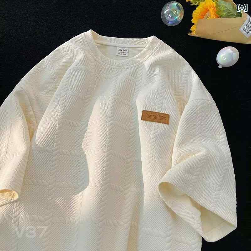・カテゴリ: Tシャツ・スタイル: カジュアル・主な素材: ポリエステル100%・柄: アルファベット・版型: ルーズフィット・袖丈: 5分袖・ネックライン: クルーネック・カラー展開: 杏色、ブラック・サイズ展開: S、M、L、XL、2X...