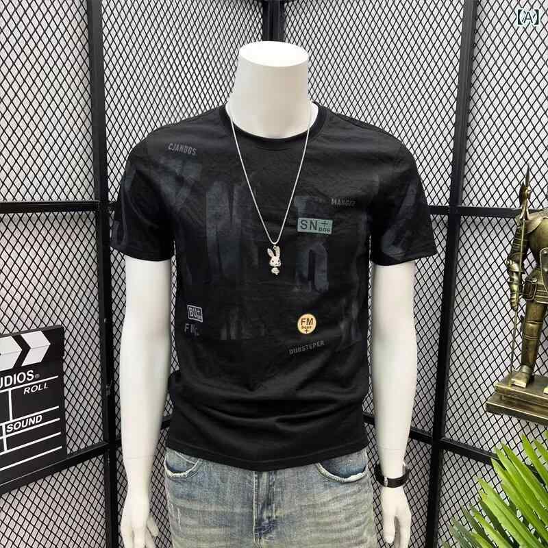 ・カテゴリ: Tシャツ・スタイル: 青春流行・主な素材: 綿100%・袖型: 普通袖・パターン: 無地・フィット: ルーズフィット・スタイル: プルオーバー・ネックライン: クルーネック・袖丈: 短袖・フード: フードなし・厚み: 薄手・カ...