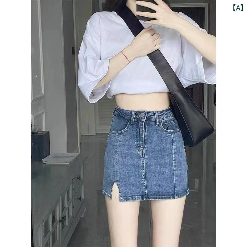 ・カテゴリ: 半身裙・スタイル: 甜美风・主な素材: 棉70-80%、聚酯纤维30%以下・スカート型: 包臀裙・スカート丈: 短裙・流行要素: 口袋・カラー展開: 藍色・サイズ展開: S,M,L,XL・弾力: 微弹