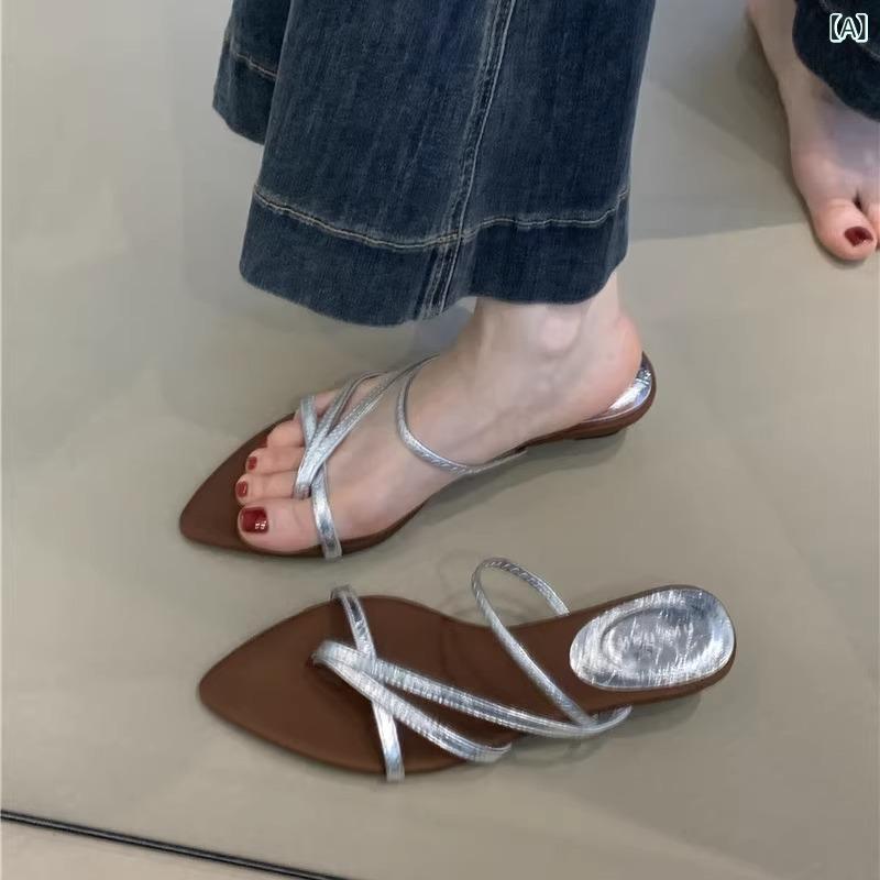 ・カテゴリ: セットトゥシューズ・スタイル: 韓国風・主な素材: 超纤・ソール素材: ゴム・カラー展開: シルバー、金、ブラック・サイズ展開: 35、36、37、38、39・ソール厚: 0cm～3cm・ヒールスタイル: フラット