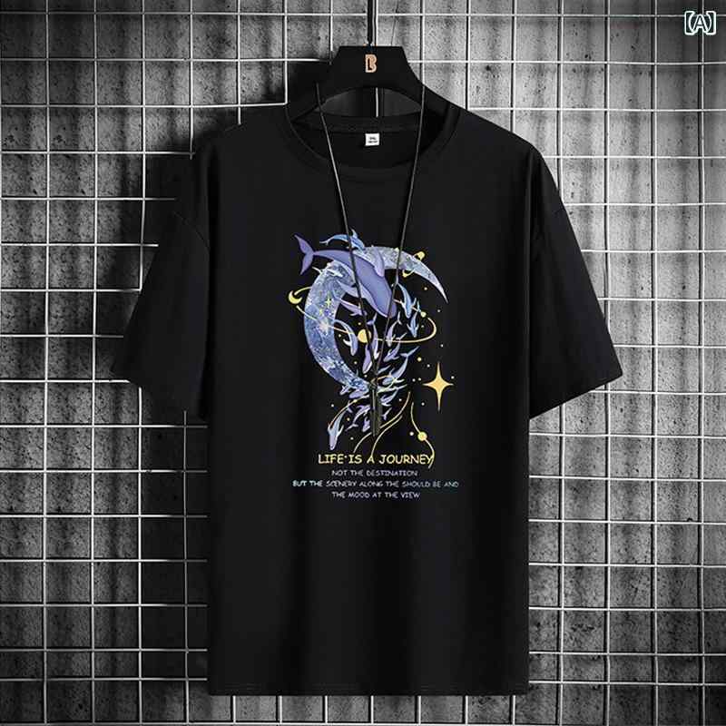 ・カテゴリ: Tシャツ・スタイル: 韓版・主な素材: ポリエステル100%・柄: 卡通・版型: ワイド・適合対象: 男性・適合年齢: 成人・袖丈: 短袖・ネックライン: ラウンドネック・フード: なし・厚み: 普通・フィット感: ゆったり・...