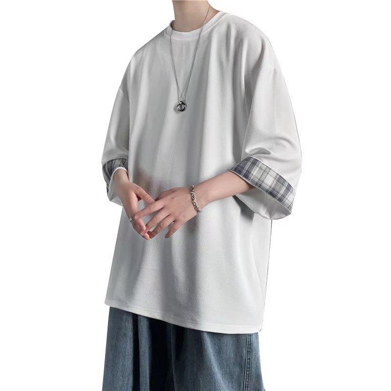 ・カテゴリ: Tシャツ・スタイル: カジュアル・主な素材: ポリエステル95%・柄: 無地・版型: ゆったり・ネックライン: クルーネック・袖丈: 短袖・厚み: 薄手・カラー展開: ホワイト、ブラック・サイズ展開: M、L、XL、XXL、3...