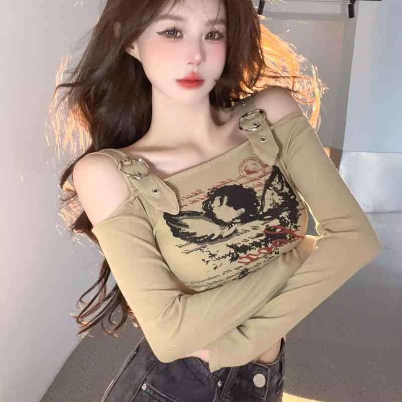 ・カテゴリ: Tシャツ・スタイル: 日韓カジュアル・主な素材: ポリエステル30-50%・柄: 動物・袖丈: 長袖・版型: スリムフィット・衣長: 普通(50-65cm)・ネックライン: ボートネック・流行要素: プリント・カラー展開: ホ...