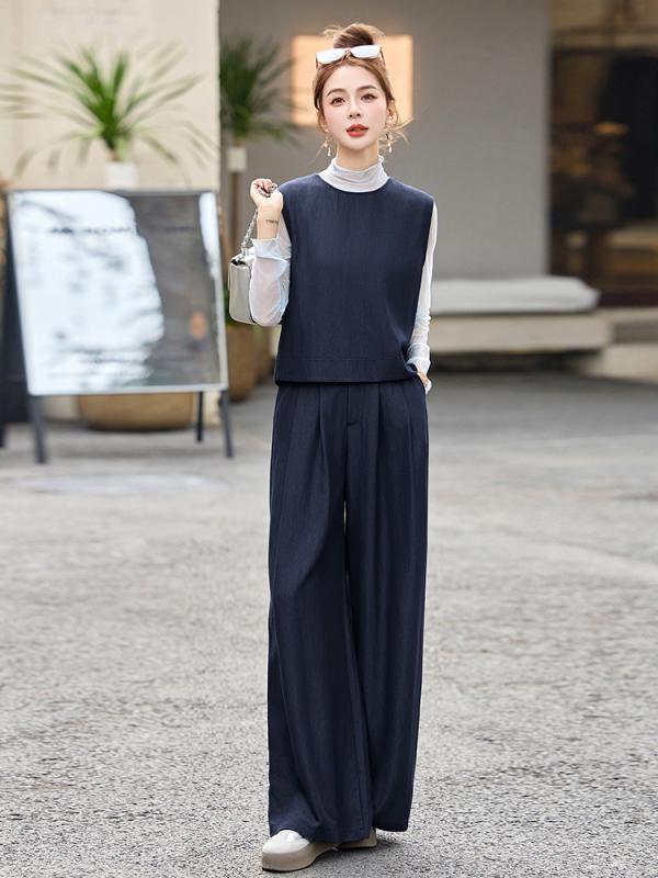 ・スタイル: 通勤風・主な素材: 涤纶95%以上・カラー展開: 图片色・サイズ展開: M,L,XL,XXL・パンツ丈: 長パン・袖丈: 長袖・袖型: 常规袖・セットスタイル: パンツセット・カテゴリ: レジャーセット