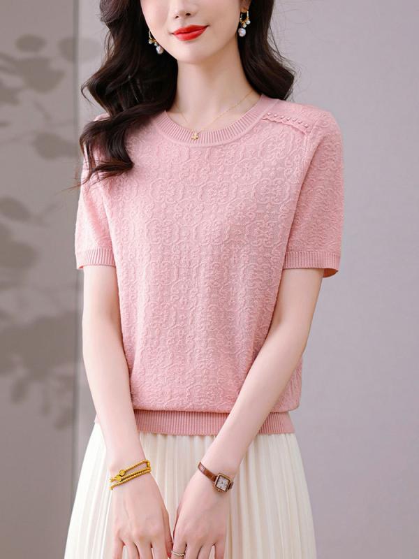 ・カテゴリ: Tシャツ・スタイル: 通勤風・主な素材: 天絲（ライセラー繊維）・ネックライン: クルーネック・袖丈: 短袖・フィット感: ワイド
