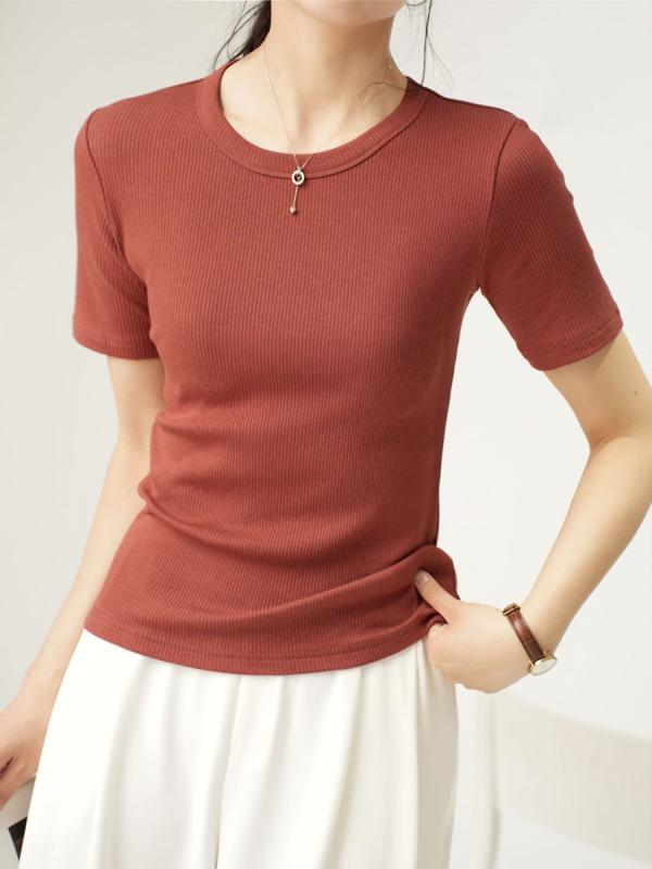・カテゴリ: Tシャツ・スタイル: 休闲・主な素材: 95%及以上・フィット: 修身型・ネックライン: 圆领・カラー展開: 米白色、黒色、灰色・サイズ展開: S、M、L、XL、XXL