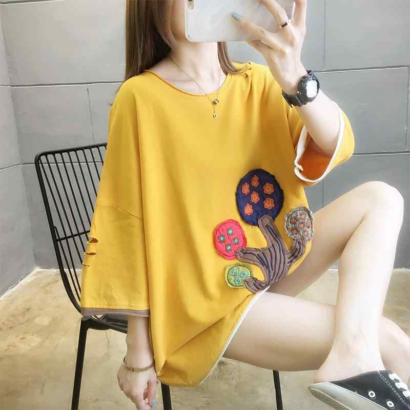 ・カテゴリ: Tシャツ・スタイル: 通勤・主な素材: 綿・主な素材2: ポリエステル・素材含有量: 30%（含）-50%（不含）・柄: 幾何学模様・ネックライン: クルーネック・袖丈: 短袖・袖型: 標準・フィット感: ルーズフィット・衣丈...