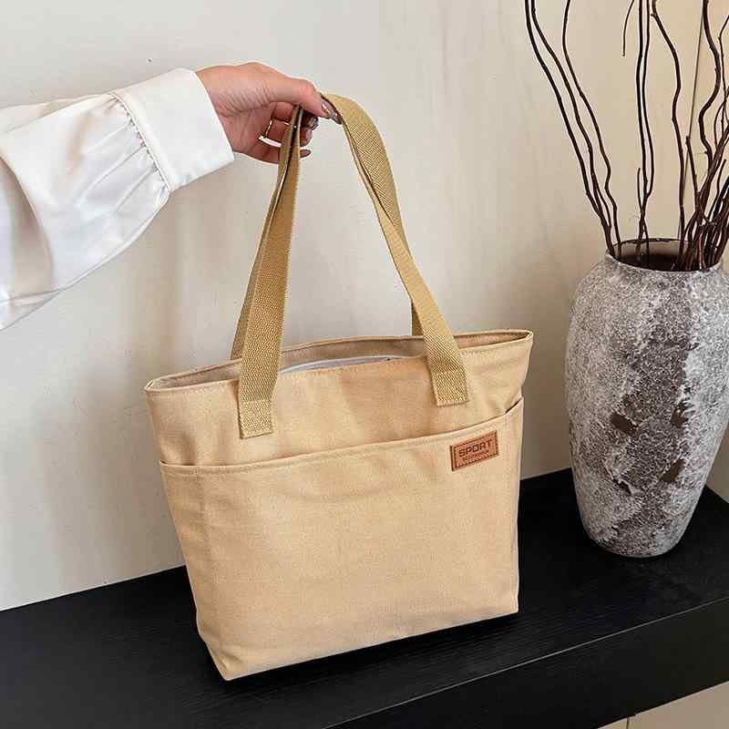 バッグ レディース キャンバス トートバッグ 鞄 通勤 通学 A4 PC収納 日系 軽量 カジュアル 高級感 手提げ 肩掛け・カラー: 米白色、ブラック、ブルー、カーキ、ブラウン・スタイル: 都市簡潔・素材: 帆布・トレンド: トートバッグ...