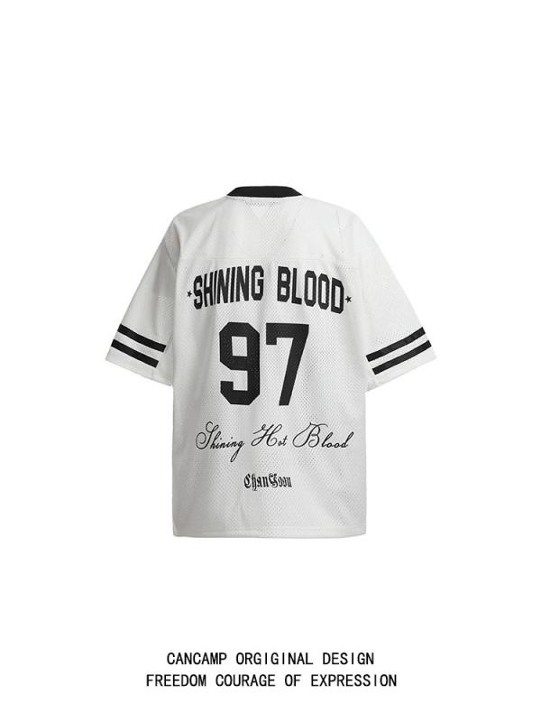 ・カテゴリ: Tシャツ・スタイル: 街头嘻哈・主な素材: ポリエステル81-90%・柄: 字母、印花・版型: 宽松型・適用シーン: 休闲・スタイル詳細: 印花・袖丈: 短袖・袖型: 常规・ネックライン: V字领・厚さ: 薄款・重さ: 180...