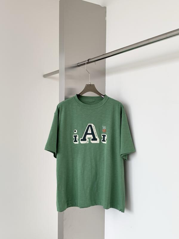 ・カテゴリ: Tシャツ・スタイル: 休闲・主な素材: 綿95%以上・柄: 字母・袖丈: 短袖・ネックライン: 圆领・袖型: 常规・カラー展開: 绿色・サイズ展開: M,L,XL