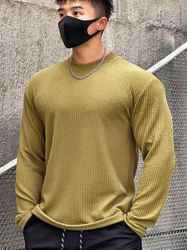 ・カテゴリ: Tシャツ・スタイル: 軽熟カジュアル・主な素材: ポリエステル・柄: 無地・フィット: 合体型・袖丈: 長袖・ネックライン: クルーネック・袖型: 通常・厚み: 普通・カラー展開: ベージュ、グレー、ホワイト、ブラック、グリー...