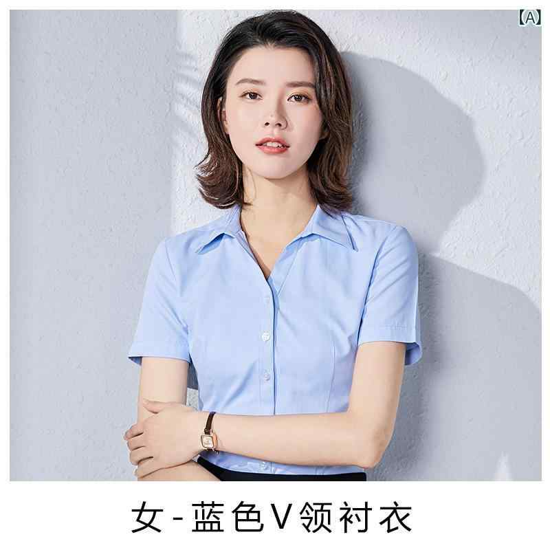 ・カテゴリ: シャツ・スタイル: 通勤、優雅・主な素材: 綿・主面料成分: 綿・パターン: その他・袖丈: 短袖・スリーブタイプ: シャツスリーブ・プロセス: 刺繍・フィット: スリムフィット・ネックライン: Vネック、スクエアネック・流行...