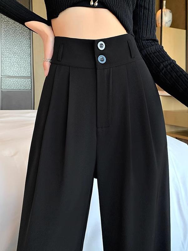 ・カテゴリ: スーツパンツ・スタイル: 通勤・主な素材: ポリエステル95%以上・パンツ丈: ロング・パンツタイプ: ストレート・ウエスト: ハイウエスト・カラー展開: ブラック、ダークグレー、ホワイト、ブラウン・サイズ展開: S、M、L、...