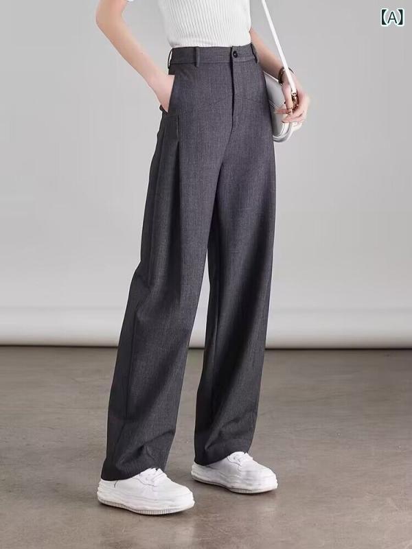・スタイル: カジュアル・カテゴリ: 休闲裤・パンツタイプ: ワイドレッグパンツ・パンツ丈: ロングパンツ・ウエスト: ルーズフィット・厚み: 中厚・主な素材: 綿・主な素材2: ポリエステル・主な素材含有量: 70%（含）-80%（不含）...