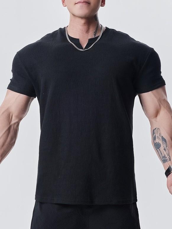・カテゴリ: Tシャツ・柄: 無地・対象年齢: 成人・対象性別: メンズ・スタイル: スポーツカジュアル・ネックライン: ラウンドネック、Vネック・袖丈: 短袖・主な素材: ポリエステル95%