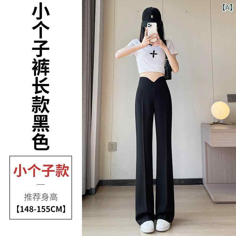 ・スタイル: 基本款・パンツタイプ: ワイドレッグパンツ・パンツ丈: ロングパンツ・ウエスト: ハイウエスト・厚み: 薄手・カラー展開: ブラック小柄、ブラックレギュラー、ブラックロング、ホワイト小柄、ホワイトレギュラー、ホワイトロング、カ...