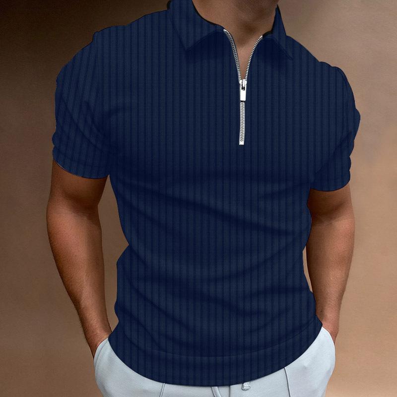 ・カテゴリ: POLOシャツ・袖丈: 短袖・スタイル: ワイドシルエット・柄: ストライプ・加工: パッチワーク・厚み: 普通・主な素材: 綿95%・使用シーン: カジュアル・ディテール: ジッパー飾り・素材特性: 高弾性、非アイロン、色持...
