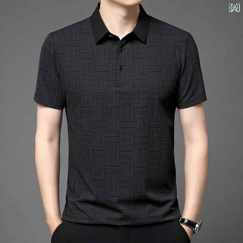 ・カテゴリ: Tシャツ・スタイル: カジュアル・主な素材: ポリエステル96.7%、スパンデックス3.3%・柄: チェック・フィット: スリムフィット・ネックライン: 折り襟・袖丈: 短袖・袖タイプ: 標準・詳細: プリント・プリントテーマ...