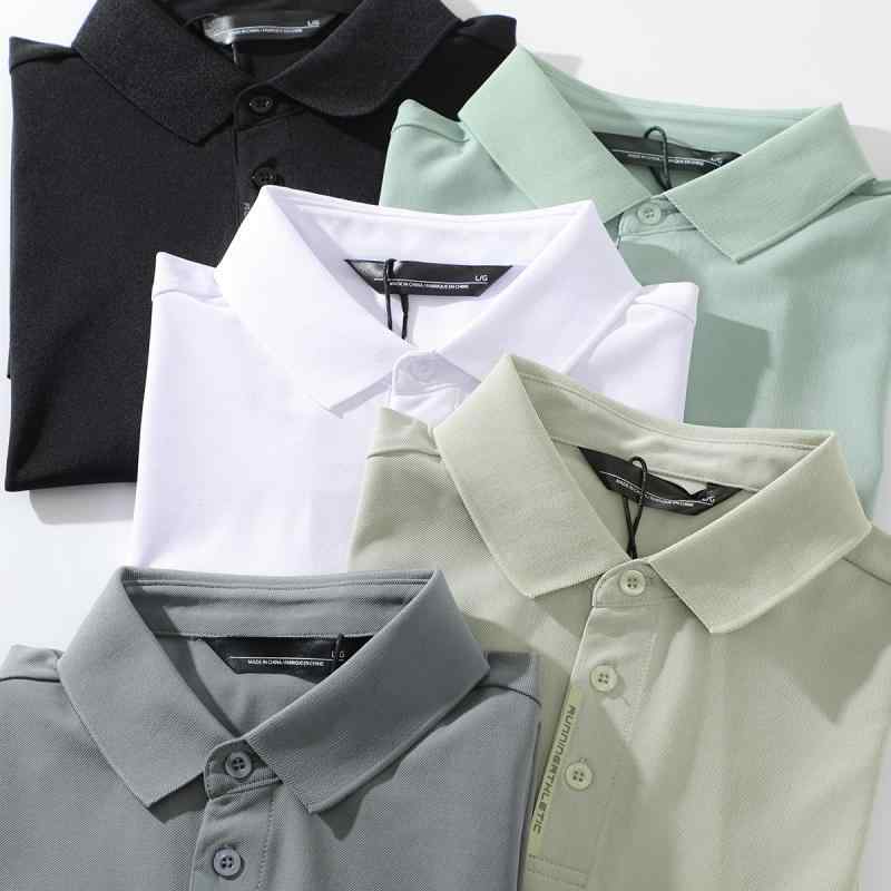 ・カテゴリ: POLOシャツ・スタイル: 通勤風・袖丈: 短袖・版型: ワイドシルエット・柄: 無地・厚み: 薄手・主な素材: ポリエステル100%・適用シーン: 日常・カラー展開: ホワイト、ブラック、ラベンダーグリーン、グレー、モスグリ...