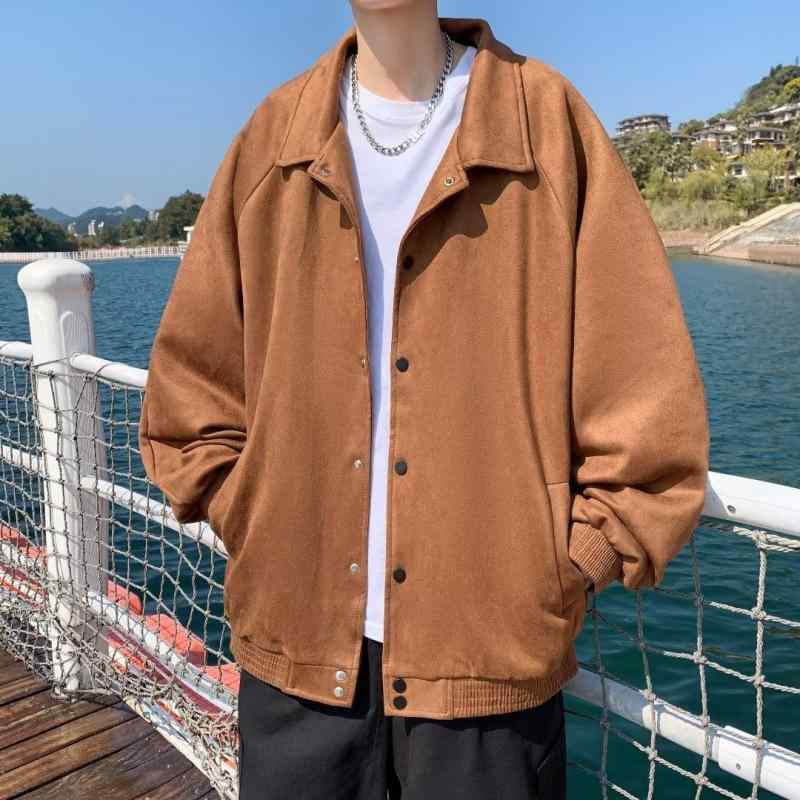 ・カテゴリ: ジャケット・スタイル: 青春流行・ネックライン: スタンドカラー・フィット: スリムフィット・フード: フードなし・厚み: 普通・柄: 無地・袖丈: 長袖・カラー展開: ブラック、ブラウン、ダークグレー、ライトグレー・サイズ展...