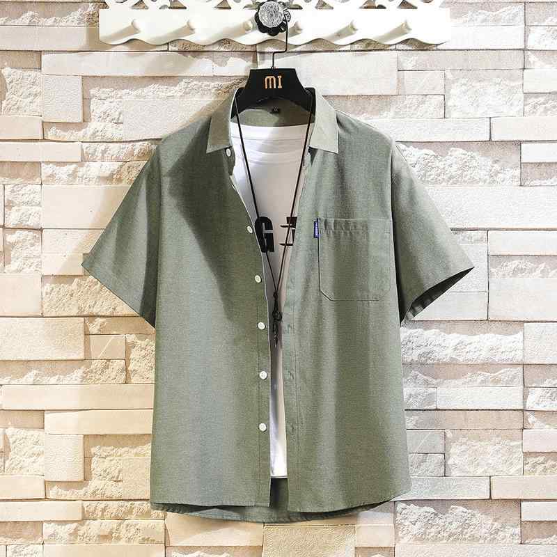 ・カテゴリ: シャツ・スタイル: ベーシック・主な素材: 綿71-80%・タイプ: 開襟・フィット: スリム・袖丈: 短袖・柄: 無地・厚み: 普通・詳細: ポケット・対象年齢: 青年・対象シーン: 日常・カラー展開: ベージュ、ライトブル...