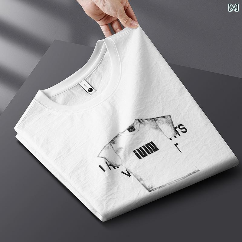 ・カテゴリ: Tシャツ・スタイル: 修身型・主な素材: 綿64.7%、ナイロン35.3%・袖丈: 短袖・柄: プリント・カラー展開: 白色、黒色、灰色・サイズ展開: M、L、XL、2XL、3XL、4XL・ネックライン: クルーネック・袖型:...