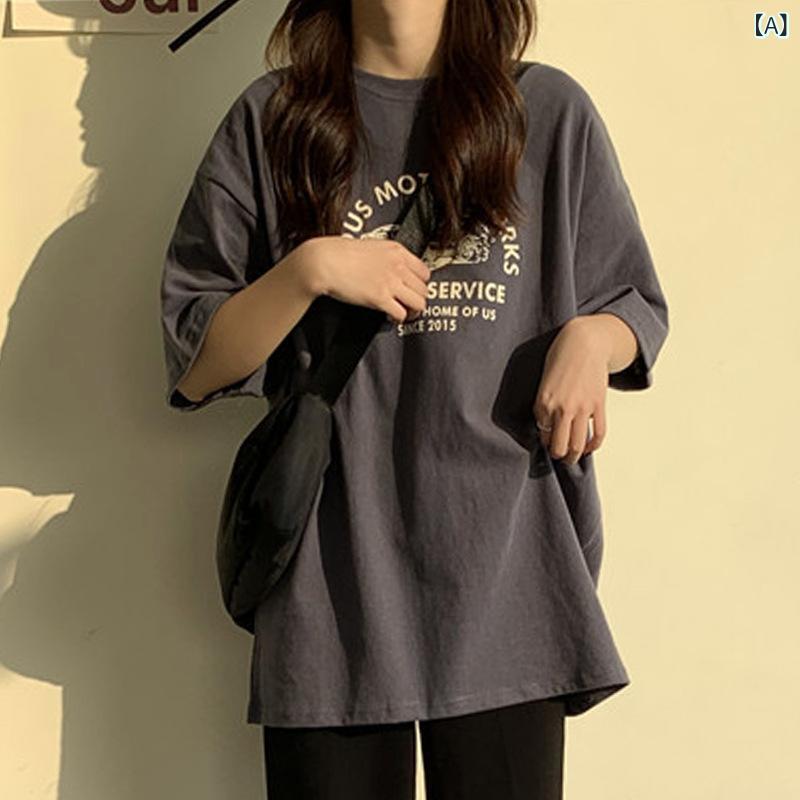 ・カテゴリ: Tシャツ・スタイル: 休闲・主な素材: ポリエステル100%・柄: プリント・袖丈: 短袖・版型: ゆったり・衣長: 普通・ネックライン: 丸首・袖型: 普通・カラー展開: グレー、白、黒、水色、ライトグレー、緑、紫紅、カーキ...