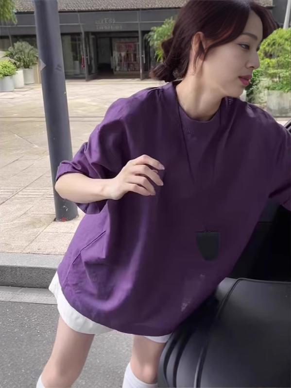 ・カテゴリ: Tシャツ・スタイル: 日韓カジュアル、慵懶風・主な素材: 綿・主な素材含有量: 95%以上・柄: アニメ卡通・袖丈: 短袖・衣丈: 普通款・ネックライン: 圓領・袖型: 常规袖・版型: 寛鬆型・カラー展開: 葡萄紫、白色、黒色...