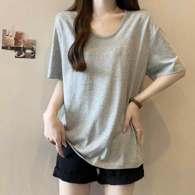 ・カテゴリ: Tシャツ・スタイル: 通勤・主な素材: 綿90-95%、氨纶30%以下・袖丈: 短袖・柄: 無地・カラー展開: 白色、黒色、灰色・サイズ展開: S、M、L、XL・版型: ゆったり・衣長: 普通(50-65cm)・ネックライン:...