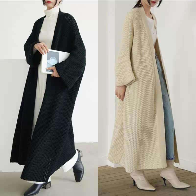 ・カテゴリ: 毛衣・柄: 無地・組み合わせ: 単品・版型: ルーズ・着丈: 中長丈(65cm<着丈≤80cm)・領型: 無領・袖丈: 長袖・袖型: 標準・スタイル: 御姐風・着用方法: 開衫・対象年齢: 成人・対象性別: 女性・カラー...