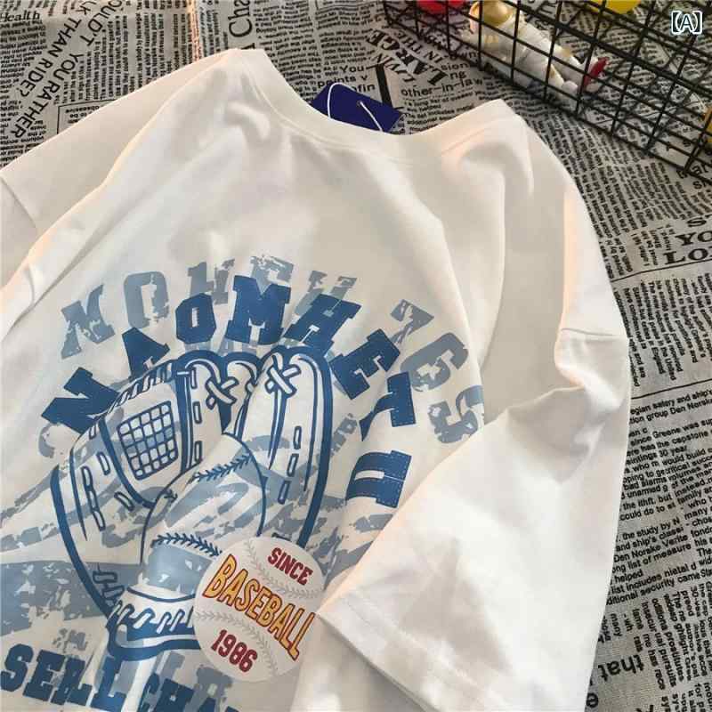 ・カテゴリ: Tシャツ・スタイル: カジュアル・主な素材: 綿100%・袖丈: 短袖・柄: プリント・袖型: 落肩袖・ネックライン: クルーネック・カラー展開: 白、黒、深灰、紫・サイズ展開: M、L、XL、XXL、XXXL・克重: 180...