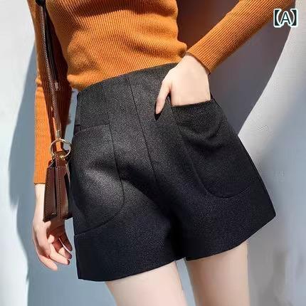 ・スタイル: 清新風・主な素材: 涤纶90%（含）-95%（不含）・素材2: 涤纶70%（含）-80%（不含）・パンツ丈: 熱褲・ウエスト: 高腰・厚み: 中等・カラー展開: 黒色、灰色・サイズ展開: S、M、L、XL、2XL、3XL、4X...