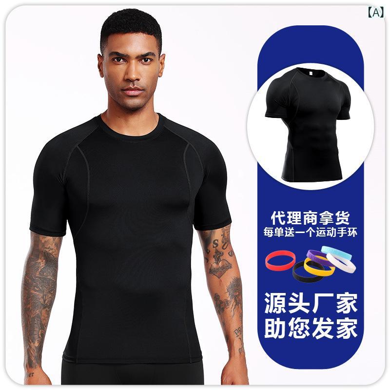 ・カテゴリ: Tシャツ・スタイル: 運動休闲・柄: 純色・ネックライン: 圆领・袖丈: 短袖・主な素材: 牛奶丝・素材: 聚酯纤维（涤纶）90%・カラー展開: 黒色、灰色、白色、藏藍色・サイズ展開: M、L、XL、XXL、XXXL