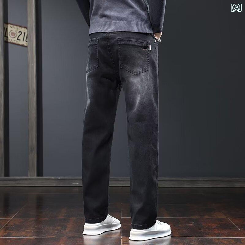 ・カテゴリ: 牛仔パンツ・スタイル: ベーシック・パンツタイプ: ストレート・主な素材: 綿50-70%・加工: 水洗・パンツ丈: ロング・ウエスト位置: ミッドライズ・厚み: 普通・対象年齢: 青少年・対象性別: 男性・使用シーン: 日常...