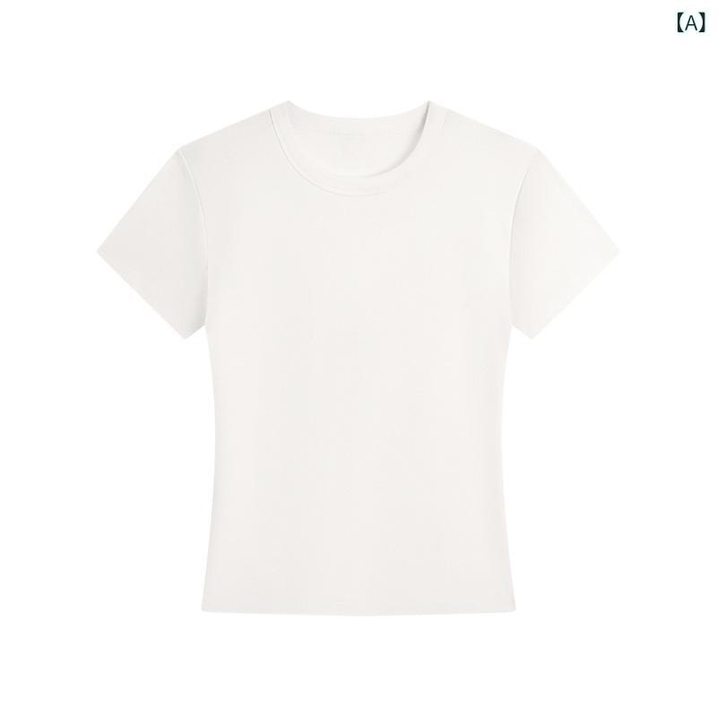・カテゴリ: Tシャツ・スタイル: 通勤風・主な素材: 綿90-95%、氨纶30%以下・柄: 単色・袖丈: 短袖・袖型: 標準・カラー展開: 白色、粉色、杏色、黒色、浅花灰、卡其、咖啡、深花灰、白色+白色、白色+粉色、白色+黒色、白色+咖啡...