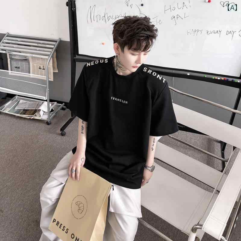 ・カテゴリ: Tシャツ・スタイル: 軽熟休闲・主な素材: ポリエステル91-95%・柄: 字母・版型: ワイド・適合シーン: カジュアル・詳細: バッジ・ネックライン: ラウンドネック・袖丈: 短袖・袖型: スタンダード・厚み: 普通・カラ...