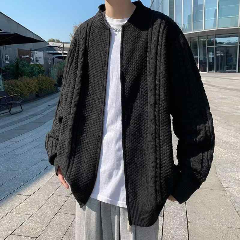 ・スタイル: カジュアル・タイプ: 開衫・フィット: ワイド・カラー展開: 卡其色、黒・サイズ展開: M、L、XL、2XL・袖丈: 長袖・生地名: 綿混紡・主素材: ポリエステル100%・詳細: ロブ仕上げ裾・洗濯: 機械洗い可・対象: 男性