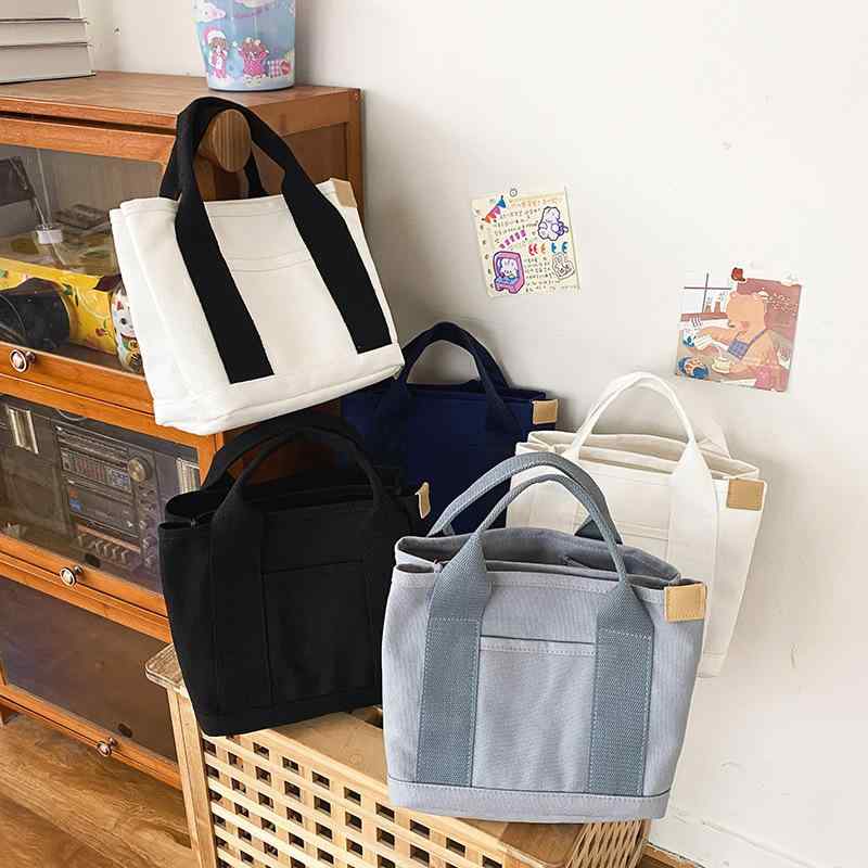 ・カテゴリ: トートバッグ・スタイル: クロスボーダー・主な素材: 帆布・サイズ: 中・人気要素: ステッチ、コントラストカラー、ステッチ・裏地: 綿・形状: 横型スクエア・開閉: 開口・内部構造: ジッパー隠しポケット、携帯ポケット、カー...