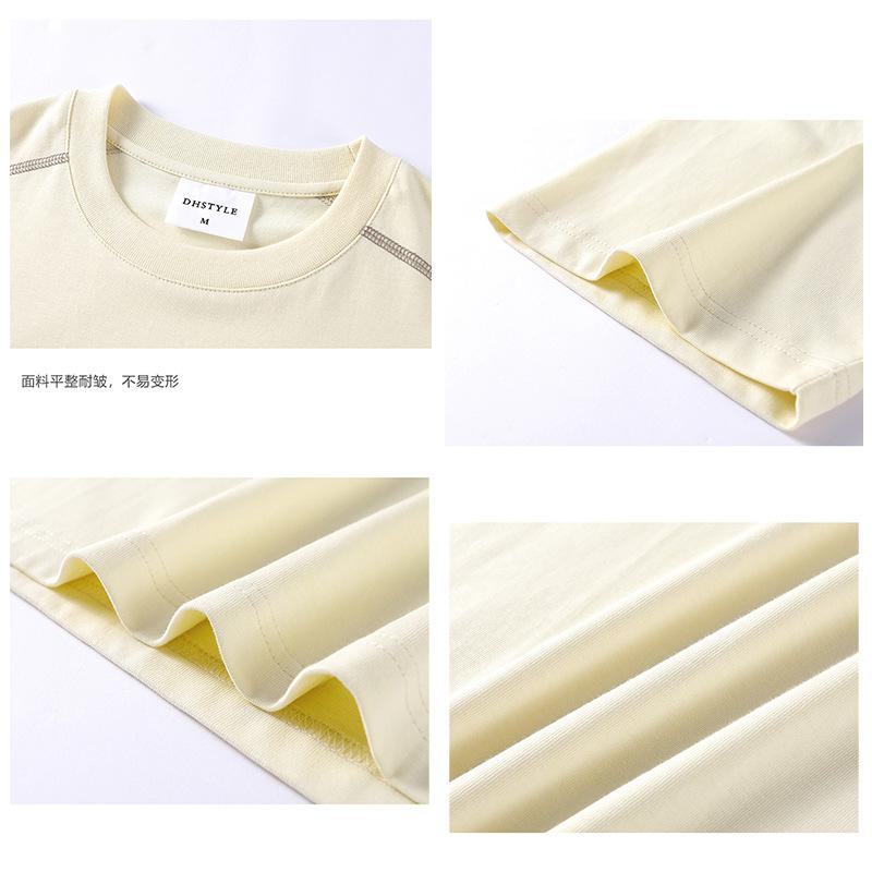 Tシャツ メンズ 半袖 クルーネック カットソー 綿100％ コットン 240g 厚手 切り替え 配色 クラスTシャツ チームTシャツ 刺繍 ロゴ 普段使い カジュアル・カテゴリ: Tシャツ・スタイル: ベーシック・主な素材: 綿100%・...