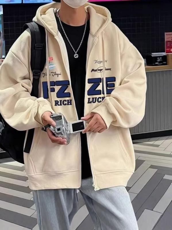 ・スタイル: 日式復古・カテゴリ: 衛衣・適用シーン: 日常・袖丈: 長袖・フード: あり・ネックライン: 一字領・パターン: プリント・フィット: ワイド・ポケット: 立体ポケット・カラー展開: 杏色、深灰色、浅灰色、黒、白色、灰色・サイ...